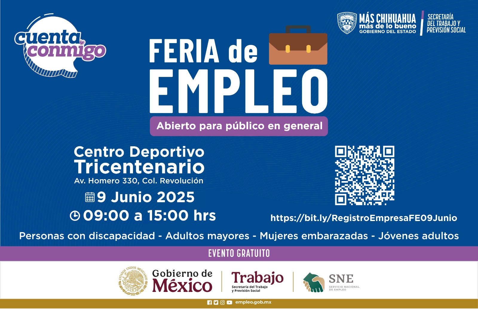 Invita STPS a Feria de Empleo en el Deportivo Tricentenario | Portal Gubernamental del Estado de ...